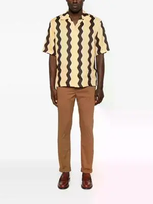 DONDUP Cuffed Trousers - Brown