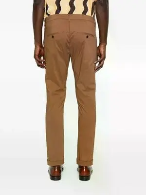 DONDUP Cuffed Trousers - Brown