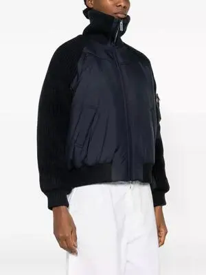CIRCUS HOTEL Padded Patch-pocket Jacket - Blue