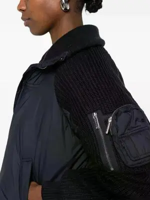 CIRCUS HOTEL Padded Patch-pocket Jacket - Blue