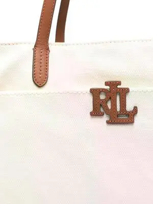 Ralph Lauren Logo-appliqué Shoulder Bag - Neutrals