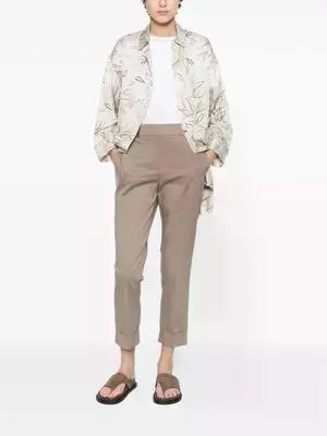 Peserico Cuffed Trousers - Neutrals