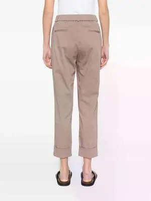 Peserico Cuffed Trousers - Neutrals