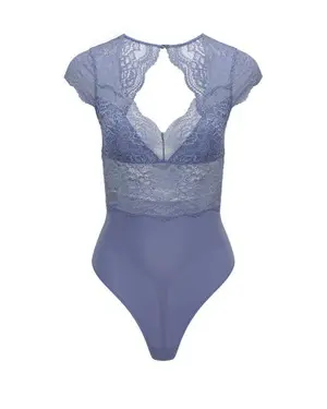 ADORE ME Lace Bodysuit - Medium Blue