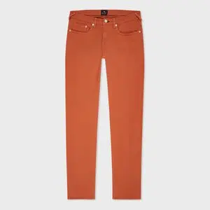 Men's Orange Jeans
