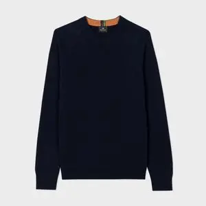 Paul Smith Merino Wool Raglan Sweater - Blue