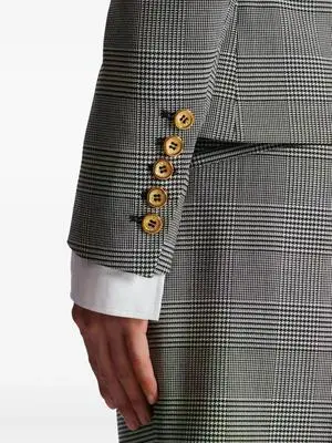 Balmain Prince Of Wales Jacquard Blazer - Grey
