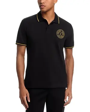 Versace Jeans Couture Collared Polos For Men