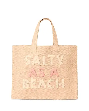 BTB LOS ANGELES Large Straw Tote - Multi