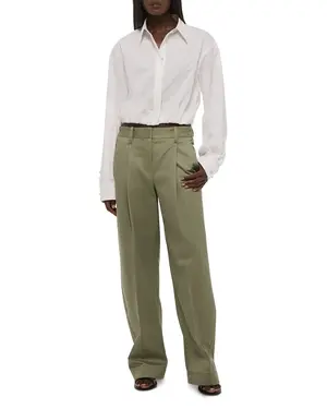 Helmut Lang Pleated Chino Pants