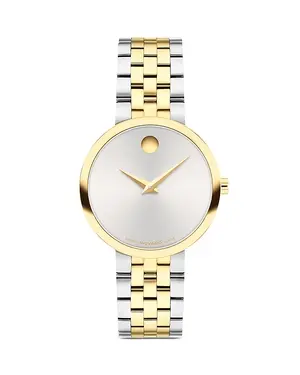 Movado Museum Classic Watch, 29.5mm - Silver/two-tone