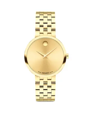 Movado Museum Classic Watch, 29.5mm - Gold