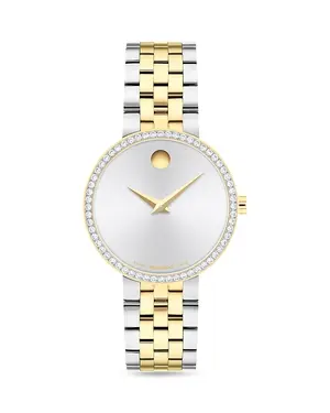 Movado Museum Classic Watch - Silver White/two-tone