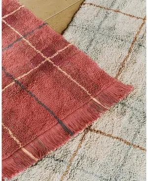 LORENA CANALS Wouf Wouf Washable Rug Tartan Vintage 2'11x3'11 Area Rug