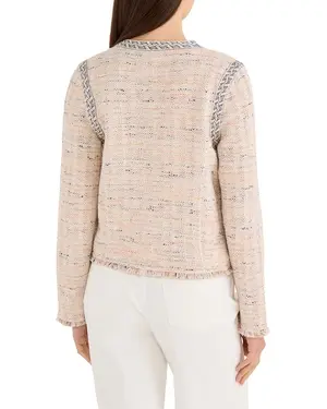 NIC+ZOE Knit Jacket With Trim