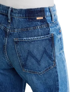 MOTHER The Tux Sidestepper Sneak High Rise Flare Jeans