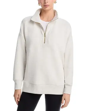 Varley Molly Half Zip Longline Sweatshirt