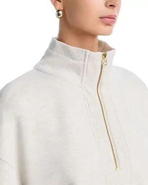 Varley Molly Half Zip Longline Sweatshirt