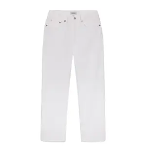 AGOLDE Lana High Rise Straight Jeans - Marshmallow