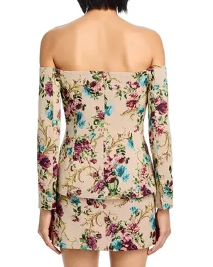 L'Agence Alice Off Shoulder Blazer