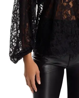 L'Agence Rhett Oversized Blouse - Black