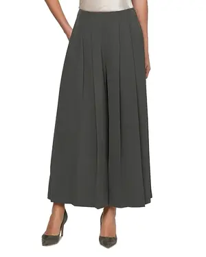 L'Agence Novalynn Crop Pleated Pants - Ash Olive