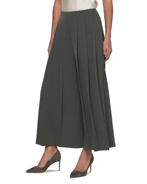 L'Agence Novalynn Crop Pleated Pants - Ash Olive