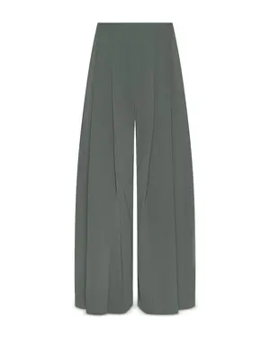 L'Agence Novalynn Crop Pleated Pants - Ash Olive