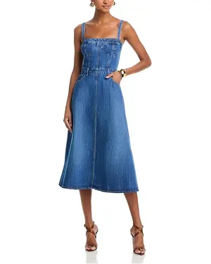 Denim Overall Dresses