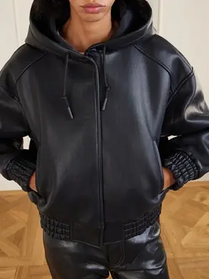 THE FRANKIE SHOP Jackson Hooded Bomber Jacket