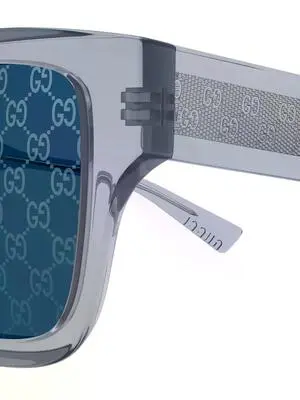 Gucci Square-frame Sunglasses - Grey