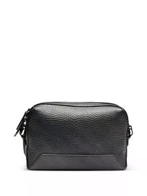 LANCEL Milo Grained-leather Bag - Black