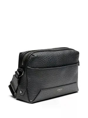 LANCEL Milo Grained-leather Bag - Black