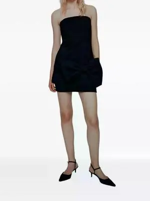 Marella Bow-embellished Strapless Mini Dress
