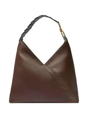 LANCEL Pagode Leather Tote Bag - Brown