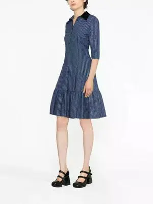 Talbot Runhof Patterned Jacquard Mini Dress