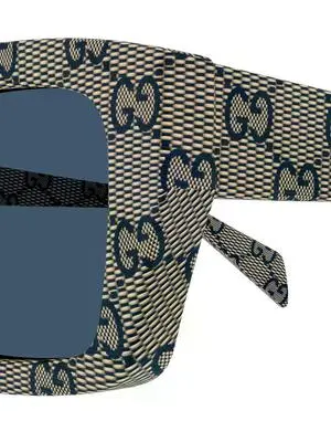 Gucci Patterned Square-frame Sunglasses