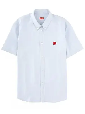 Kenzo Shirt With Logo - Azure