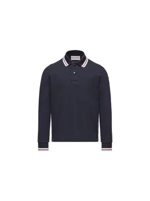 Men's Moncler Long Sleeve Polos