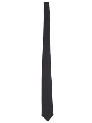 Tagliatore Satin Neck Tie - Black