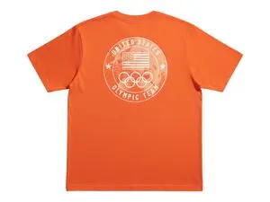 Nike X Team Usa Olympics Dri-fit Short-sleeve T-shirt - Orange