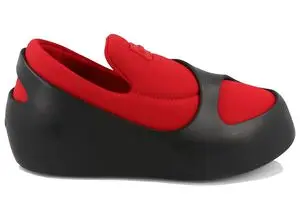 FERRAGAMO Lunar Paneled Slipon Sneakers - Red