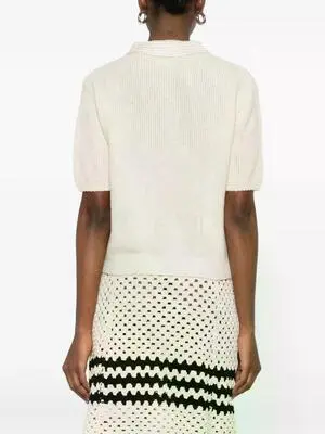 FORTE_FORTE Cashmere Polo Top