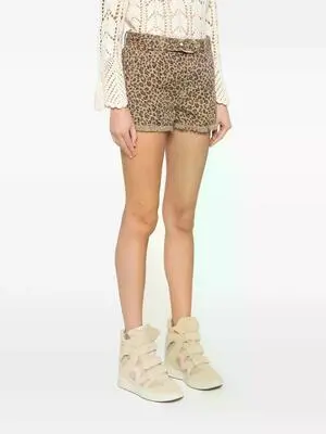 TWINSET Leopard Pattern Shorts