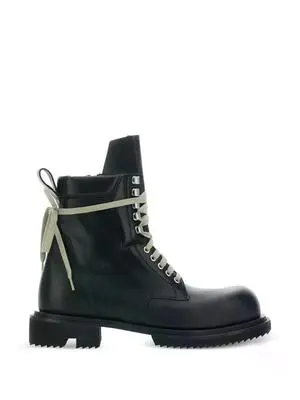 Rick Owens Low Army Lace-up Boots - Black
