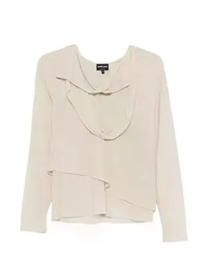 Giorgio Armani Draped Layered Blouse