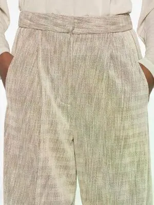 Giorgio Armani Textured Wide Leg Trousers