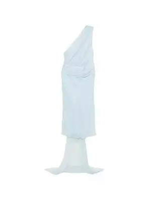 N°21 One-shoulder Draped Midi Dress