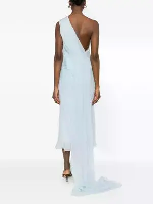 N°21 One-shoulder Draped Midi Dress