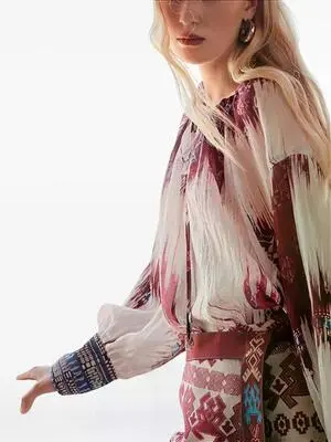 Devotion Aria Patterned Blouse